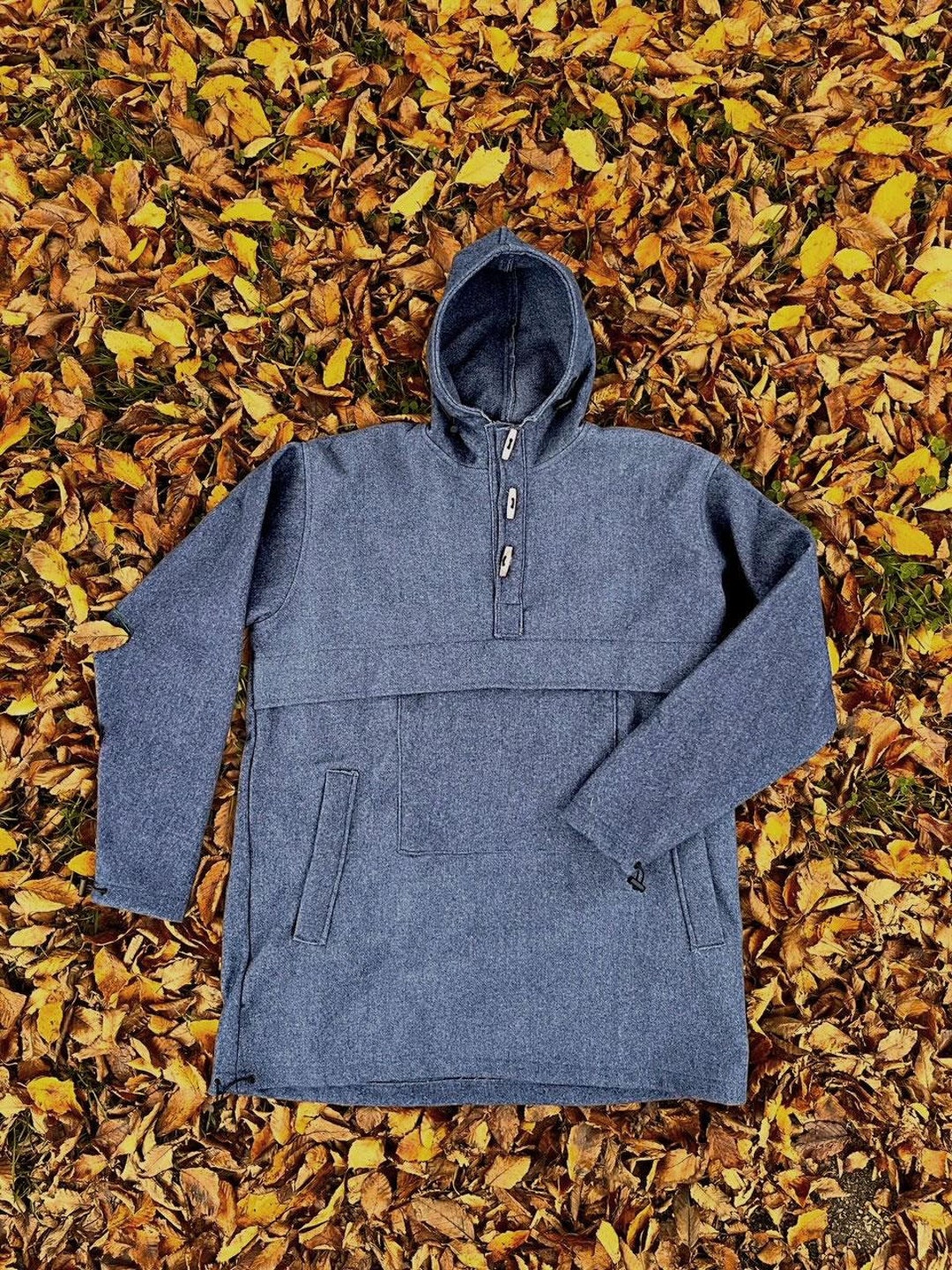 Vintage Bushcraft Anorak Smock Military - Soft Wool - Reworked Garment ...