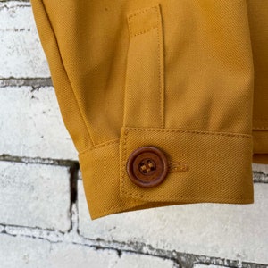 Mustard Yellow Workwear Jacket Made in England Cotton Canvas Chore ...