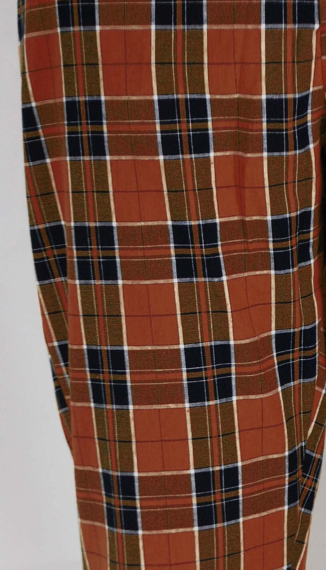 Lined Tartan Plaid Nova Check Chino Capri Pants/trousers - Etsy