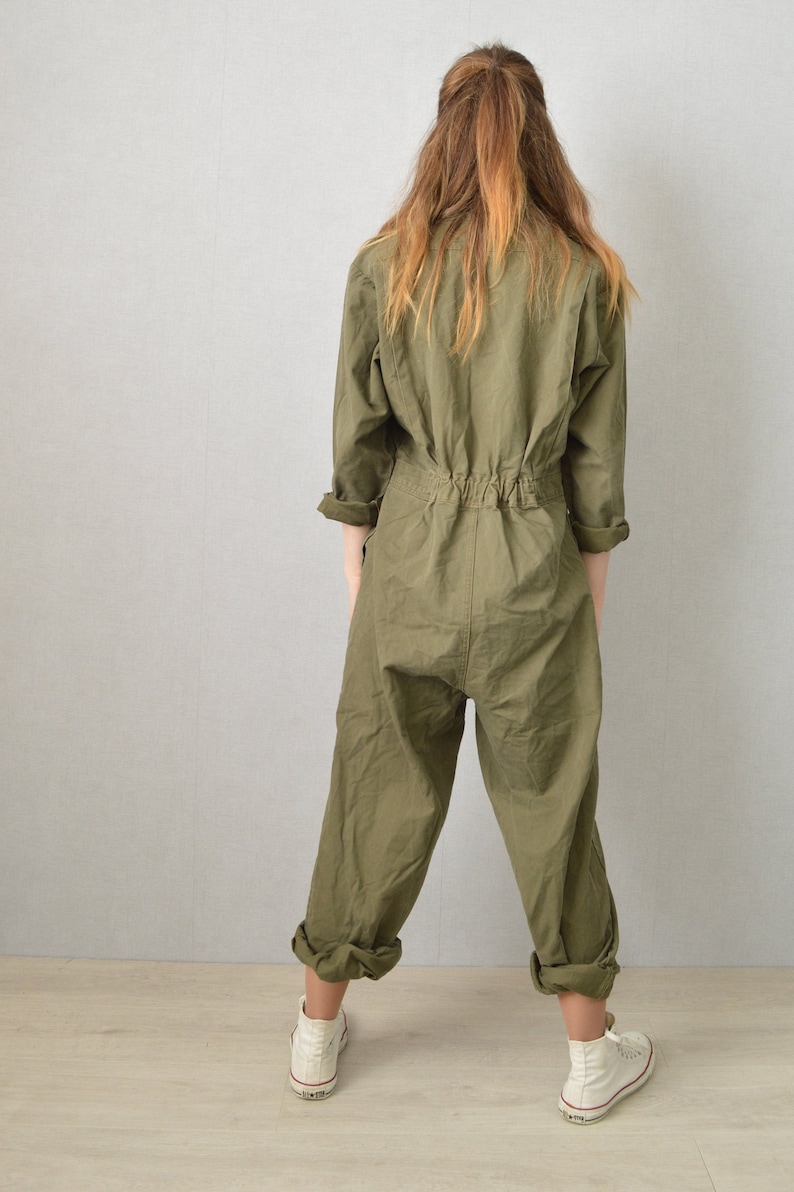 Unisex Vintage Overalls Boiler Suit Dutch MOD Army Workwear / | Etsy