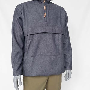 Vintage Bushcraft Anorak Smock Military - Soft Wool - Reworked Garment ...