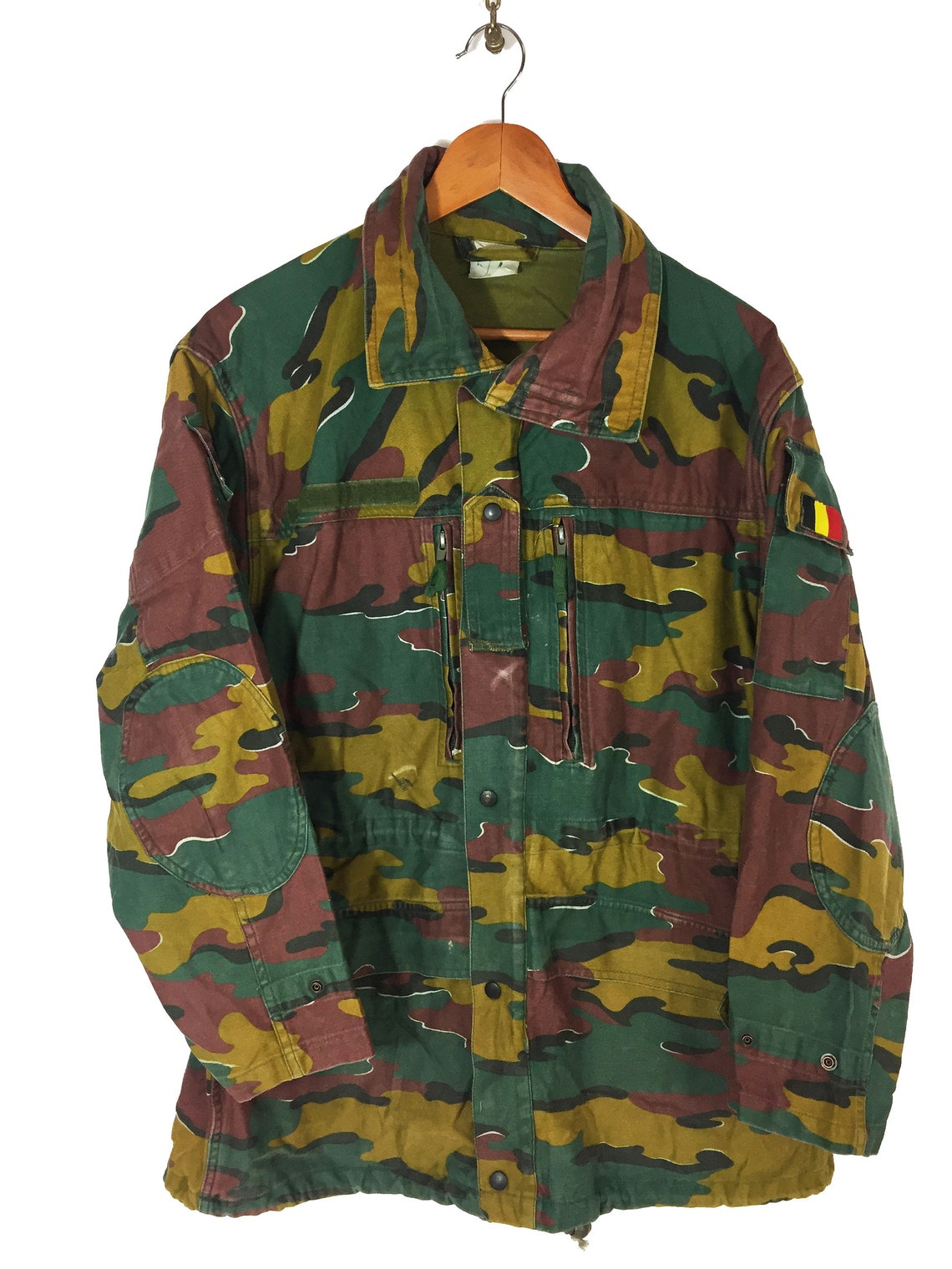 VTG M90 Belgian Army Jigsaw Camo Camouflage Combat Parka | Etsy