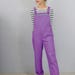 Purple Workwear Dungarees - Bib Coveralls All in One - XS S M L - Etsy
