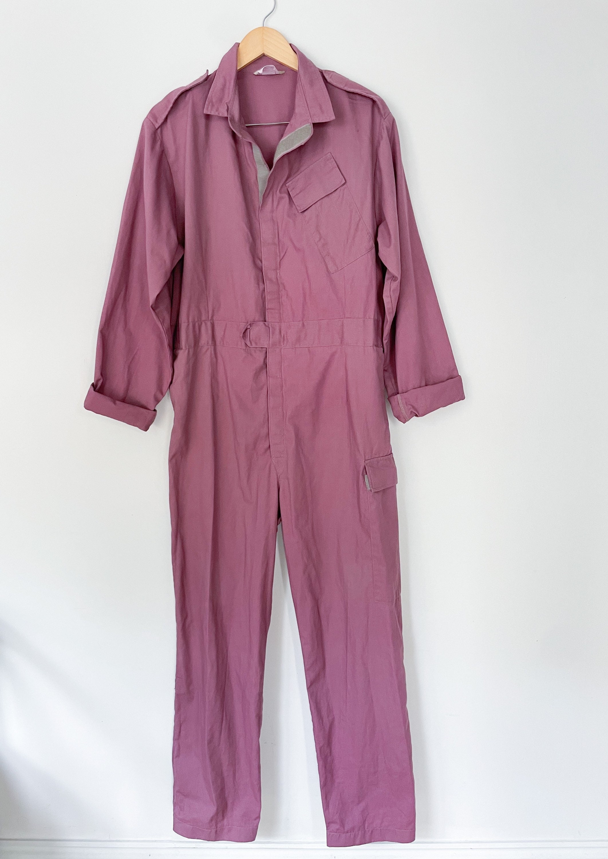 Vintage British RAF Coveralls Dark Pink Boilersuit Military - Etsy ...