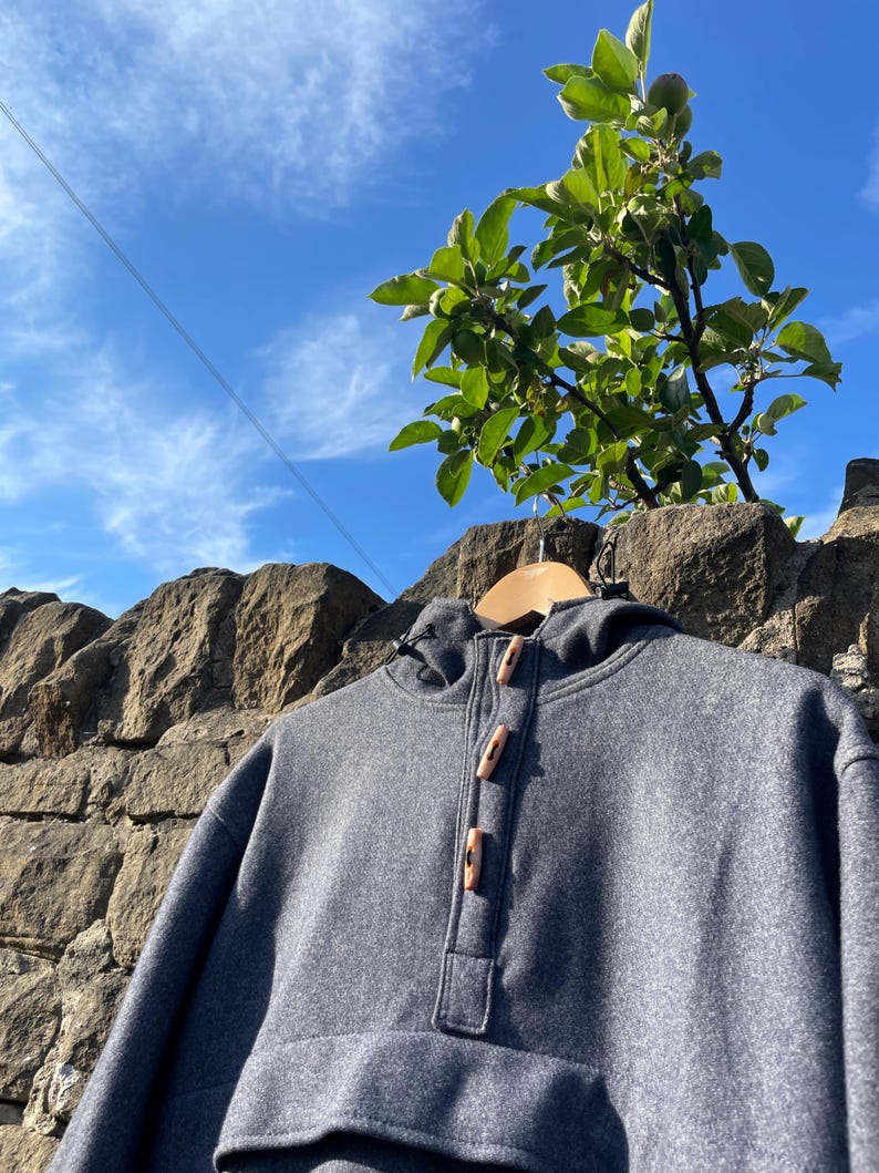 Vintage Handmade Military Bushcraft Anorak Smock - Reworked Wool Jacket ...