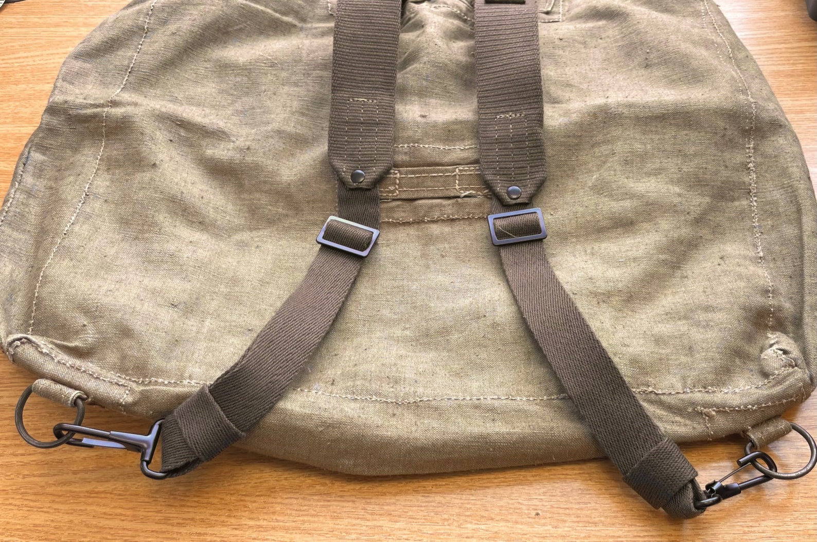 Rare 60s Army Rucksacks Brown Cotton Canvas Czech Vintage - Etsy