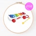 Retro Vintage Kid's Toy Cross Stitch Pattern - Nursery Baby Kids Modern ...