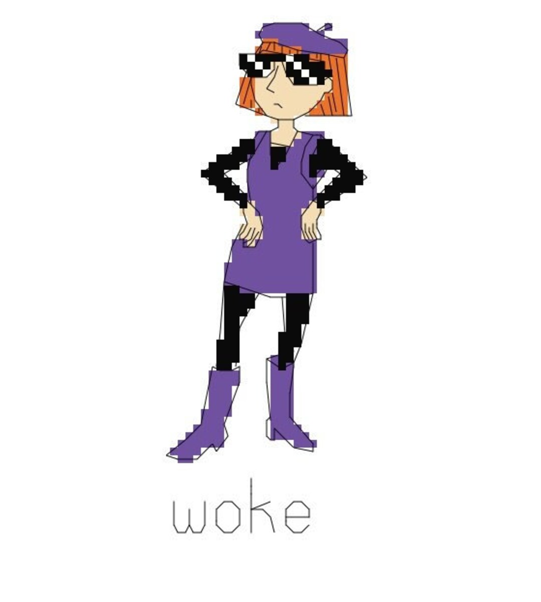 Nickelodeon Inspired Doug Judy Cross Stitch - Funny Witty Woke Cross ...