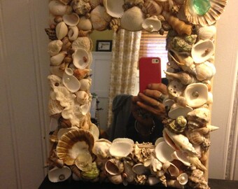 Seashell mirror | Etsy