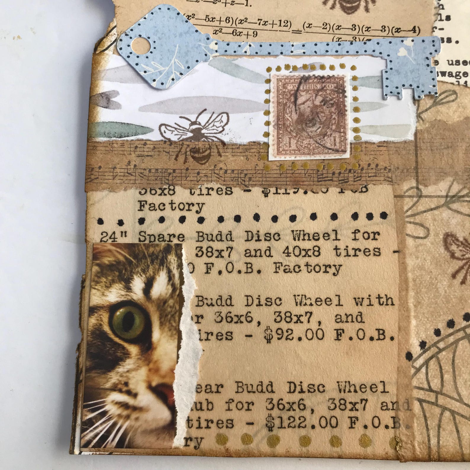 Set of 2 Handcrafted Master-boards for Glue Books, Junk Journals ...