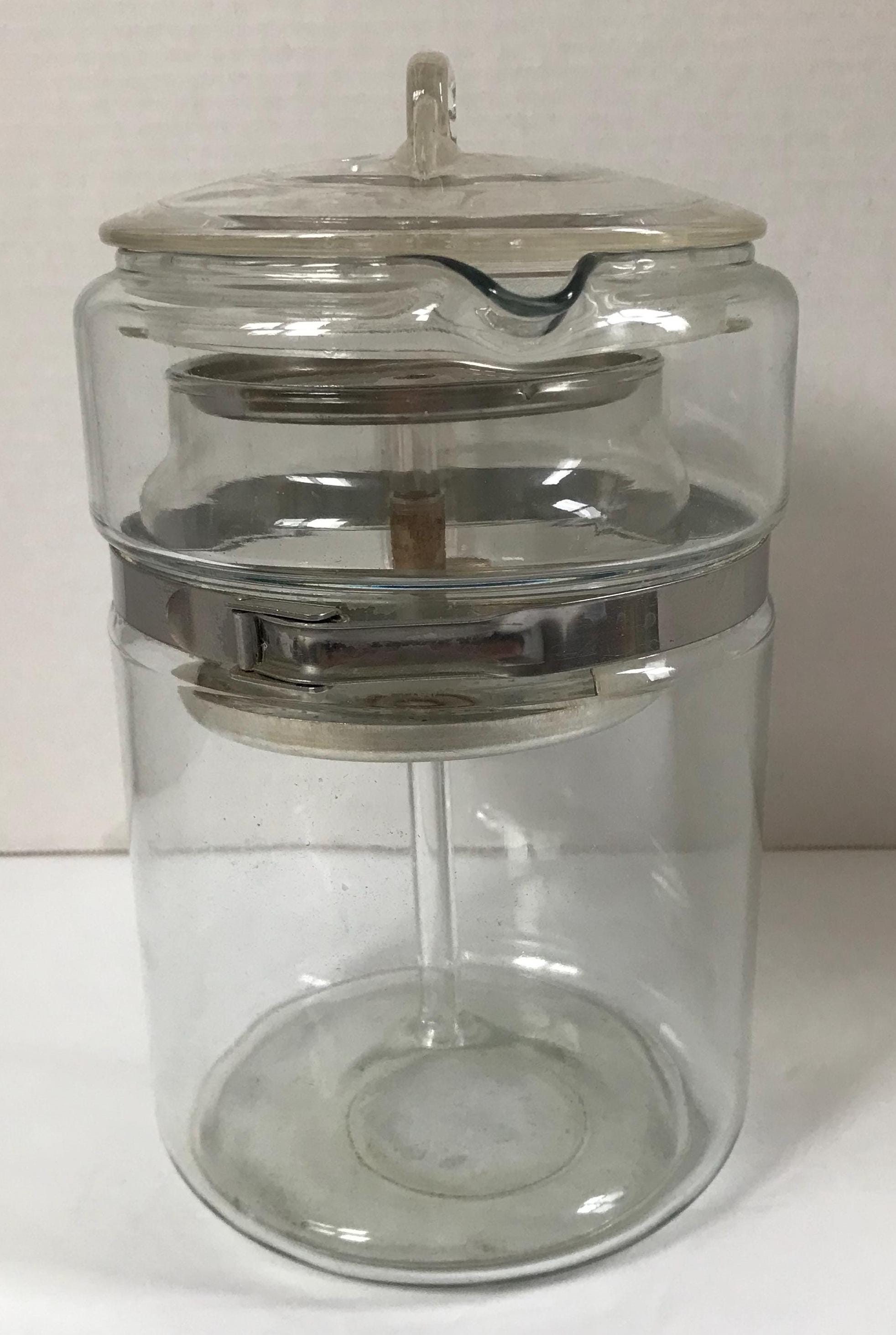 Pyrex Flameware Complete Glass Percolator 9 Cup Model #7759B Vintage 60 ...