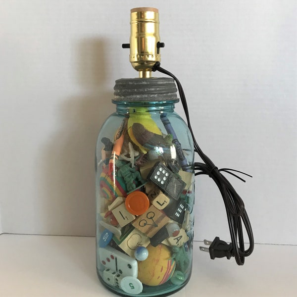 Mason Jar Lamp - Etsy