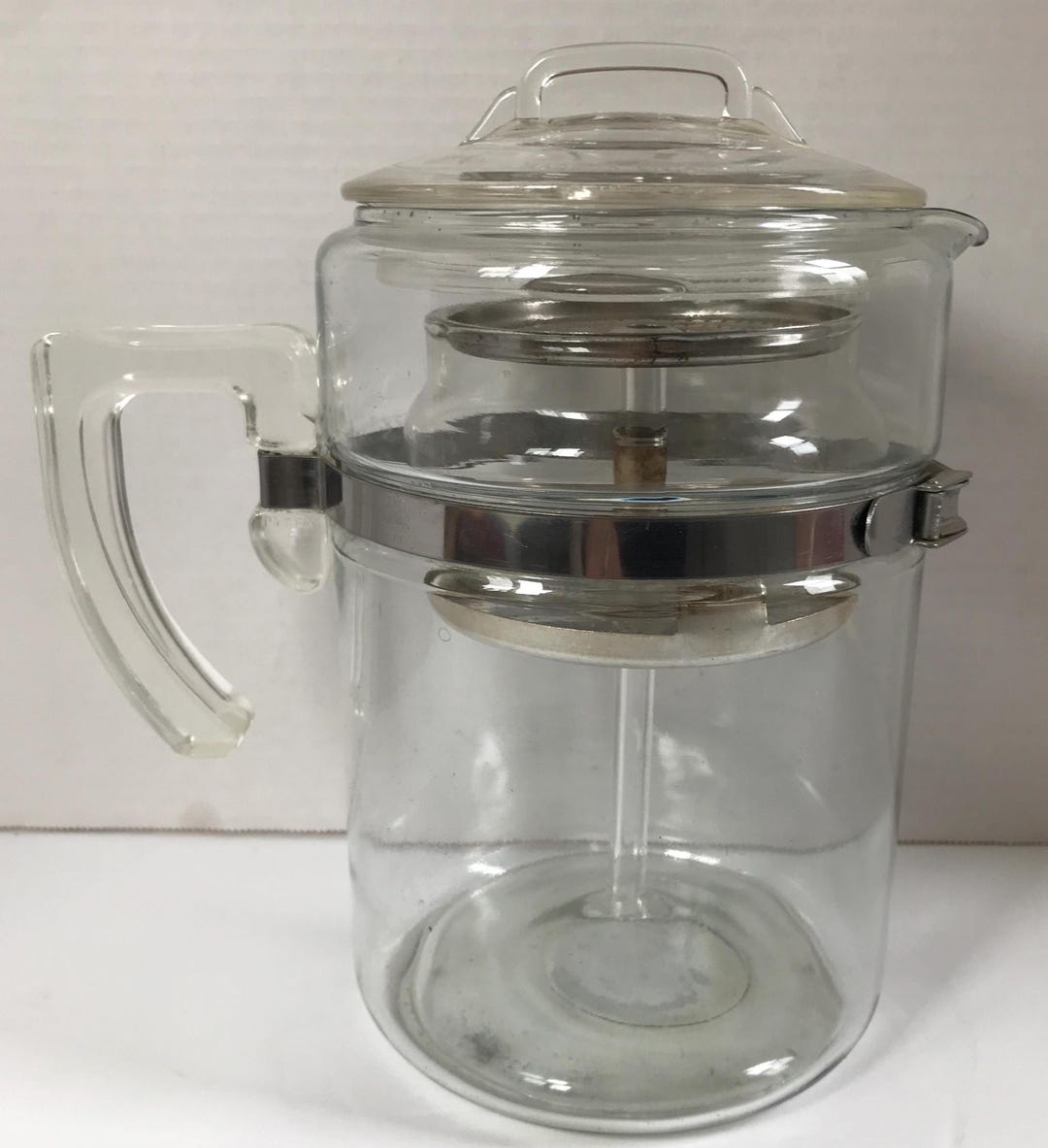 Pyrex Flameware Complete Glass Percolator 9 Cup Model #7759B Vintage 60 ...