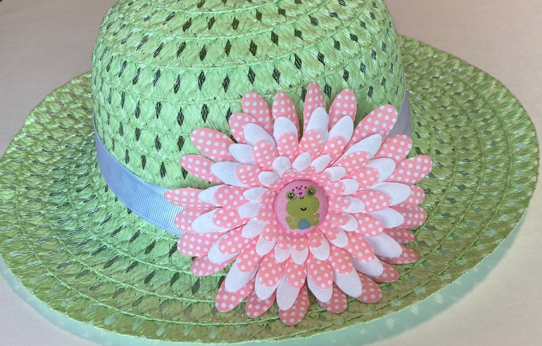 TODDLER HAT, Ready to Ship, Girls Tea Party Hat, Sun Hat - Etsy