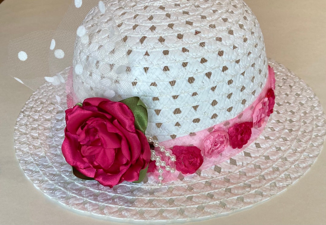 Toddler EASTER HAT, Sun Hat, Tea Party Hat - Etsy
