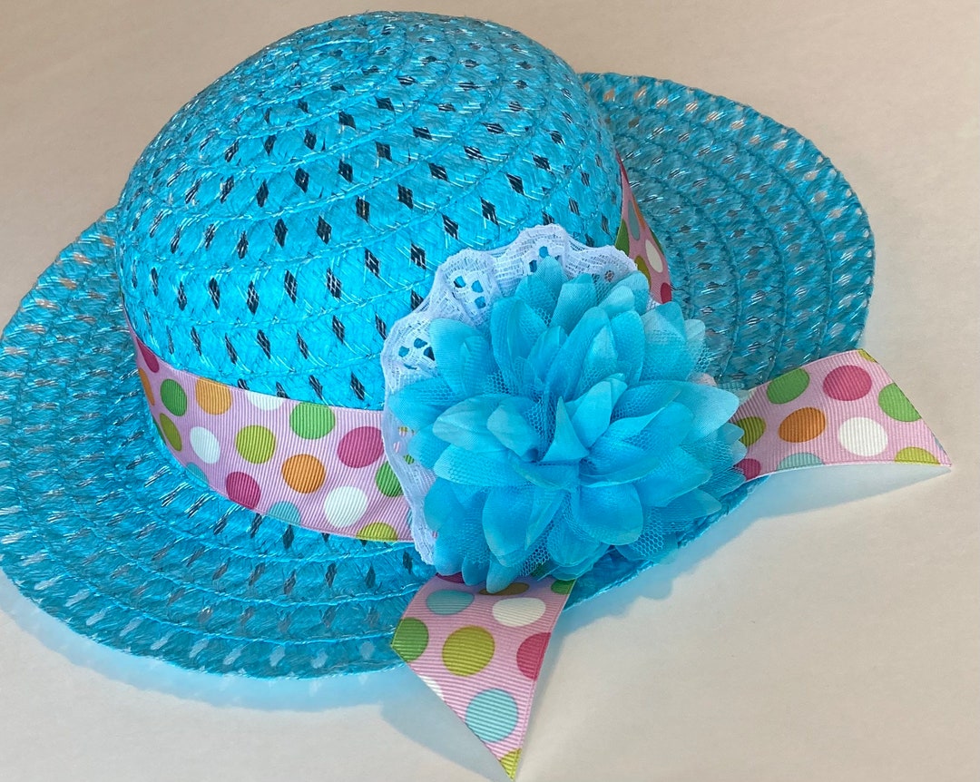 Toddler EASTER HAT, Sun Hat, Tea Party Hat - Etsy
