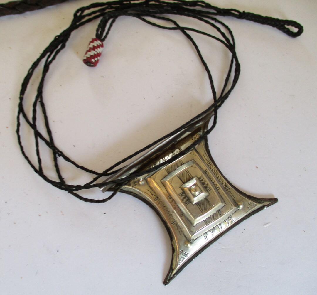 Old Silver Amulet Kitab Tuareg Moslem Koran Prayer Box Shirawt Morocco ...