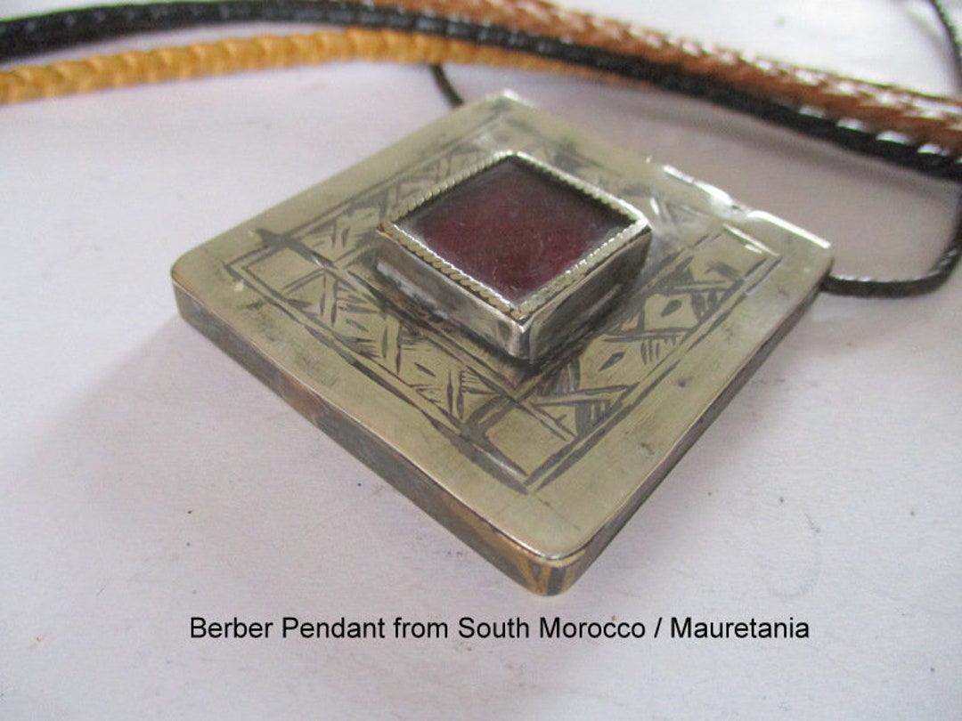 Very Old Kitab Prayer Box Morocco Sahara Tuareg Beads Nomads Medallion ...