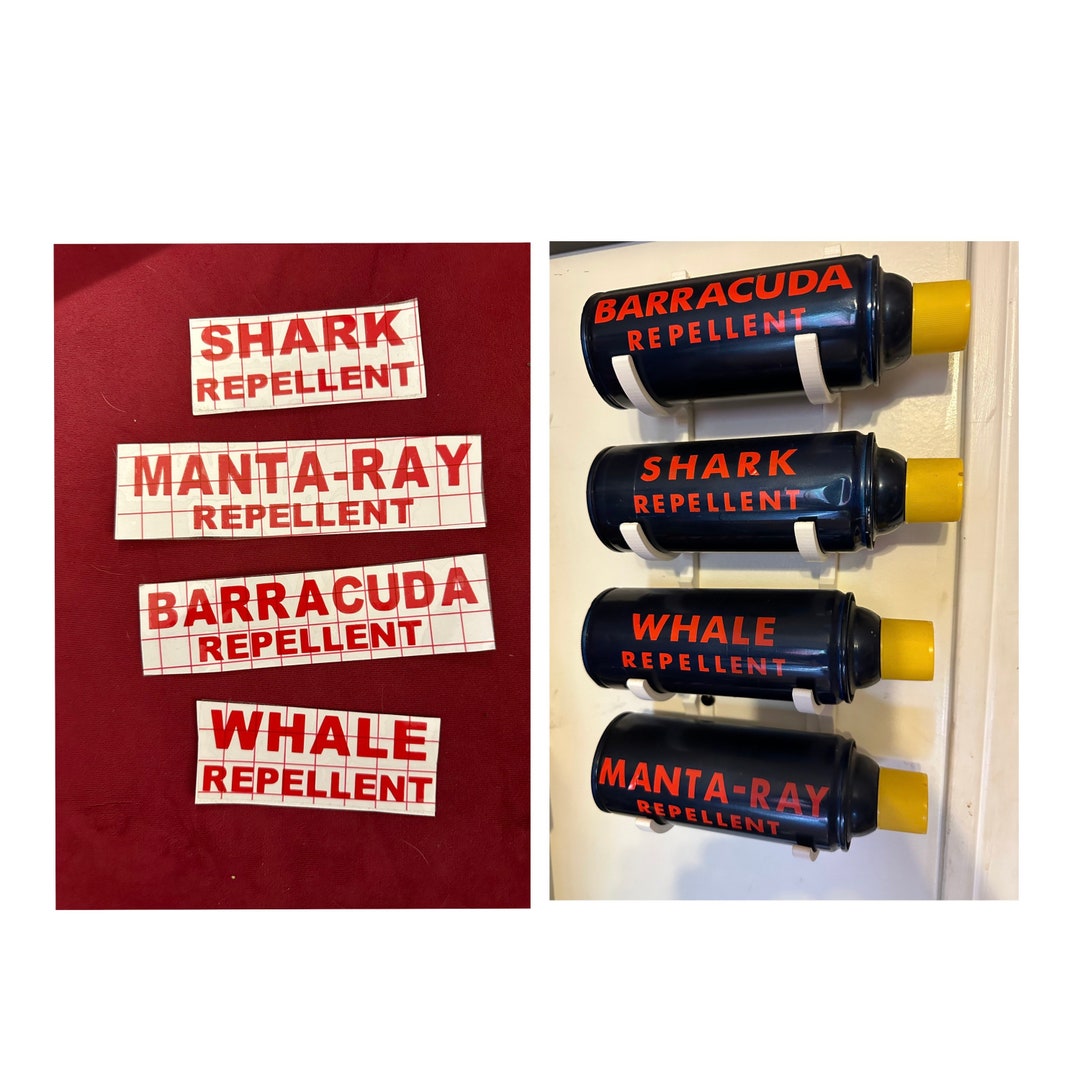Bat Shark Repellent Decal Kit - Etsy