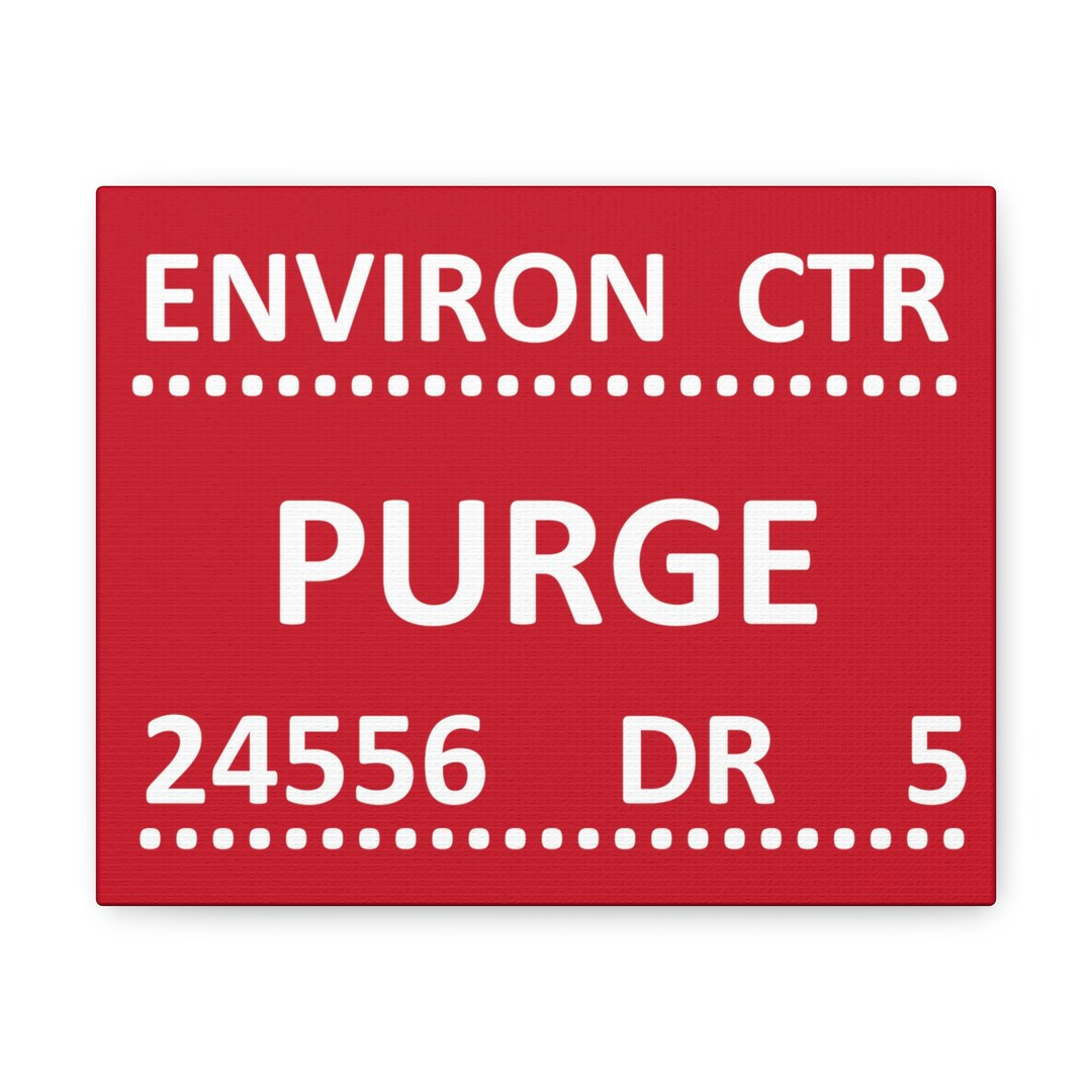 Alien/blade Runner Purge Screen Canvas Gallery Wraps - Etsy