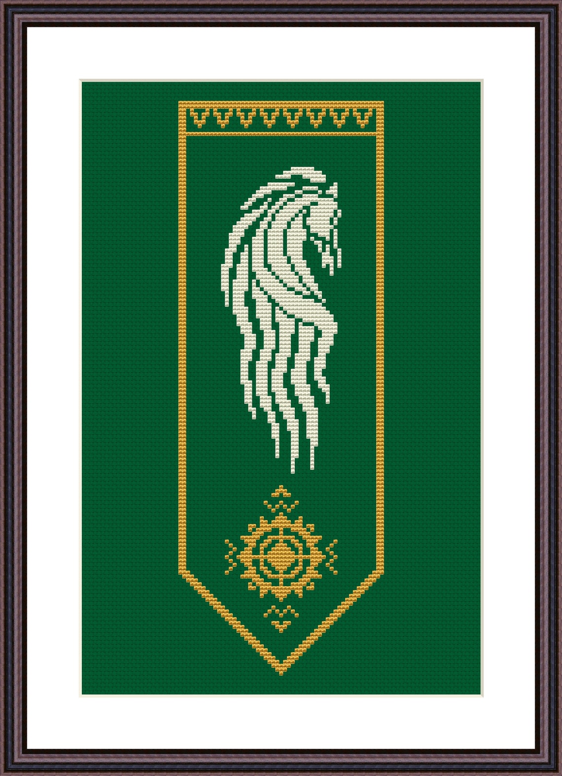 LOTR Rohan Cross Stitch Pattern PDF Instant Download - Etsy