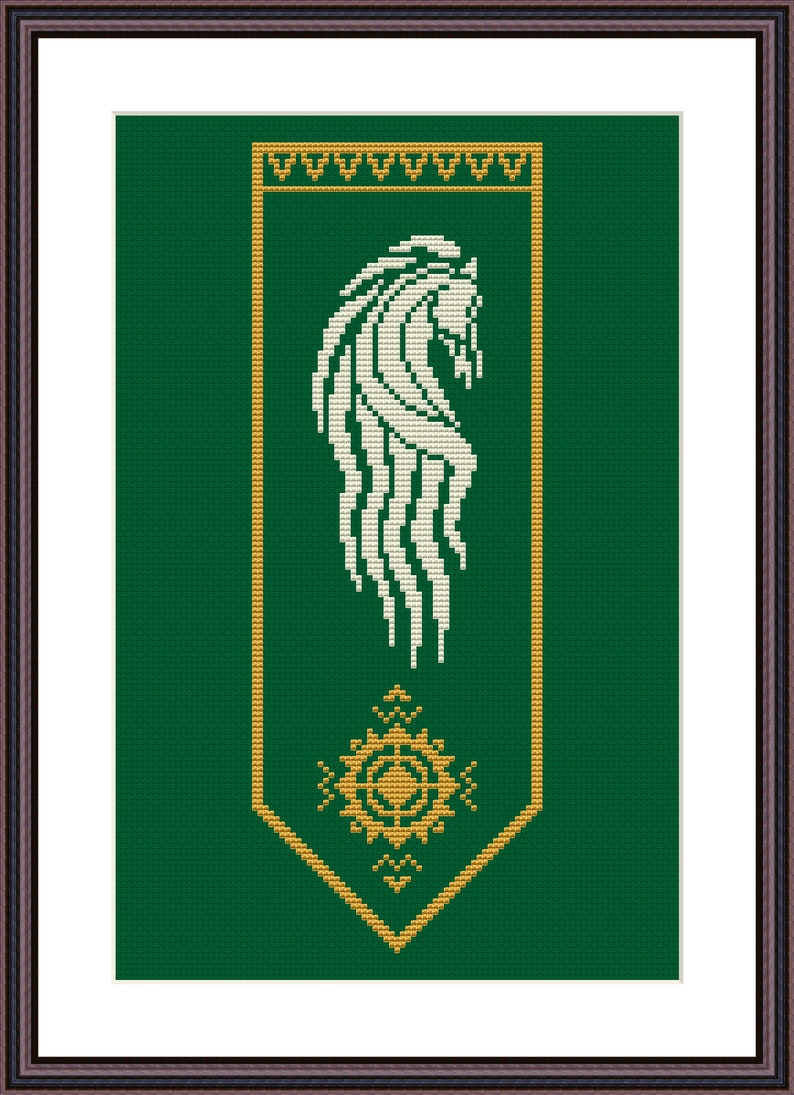 LOTR Rohan Cross Stitch Pattern PDF Instant Download - Etsy