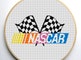 Nascar Cross Stitch Pattern PDF Instant Download - Etsy Canada