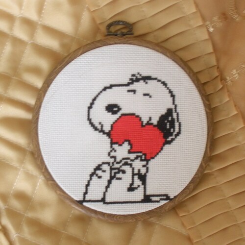 Cross Stitch Pattern PDF Snoopy Dog Instant Download - Etsy
