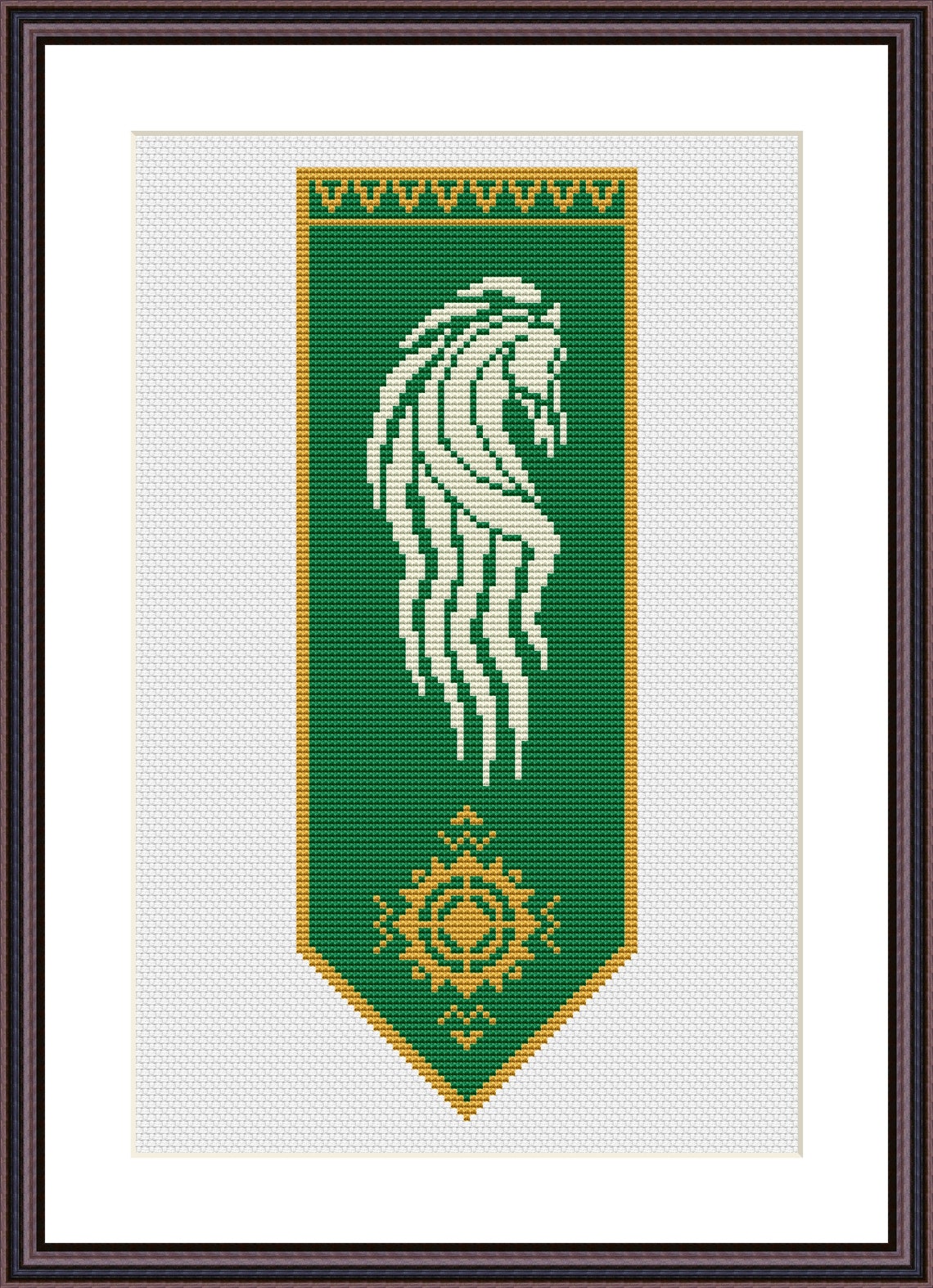 LOTR Rohan Cross Stitch Pattern PDF Instant Download - Etsy