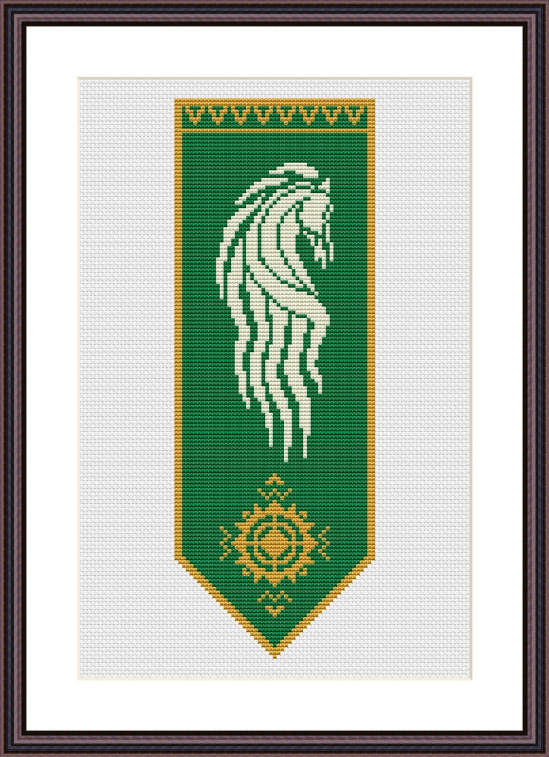 LOTR Rohan Cross Stitch Pattern PDF Instant Download - Etsy