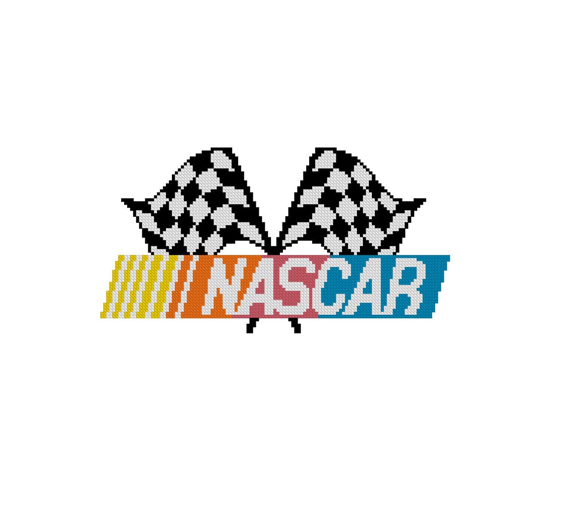 Nascar Cross Stitch Pattern PDF Instant Download - Etsy