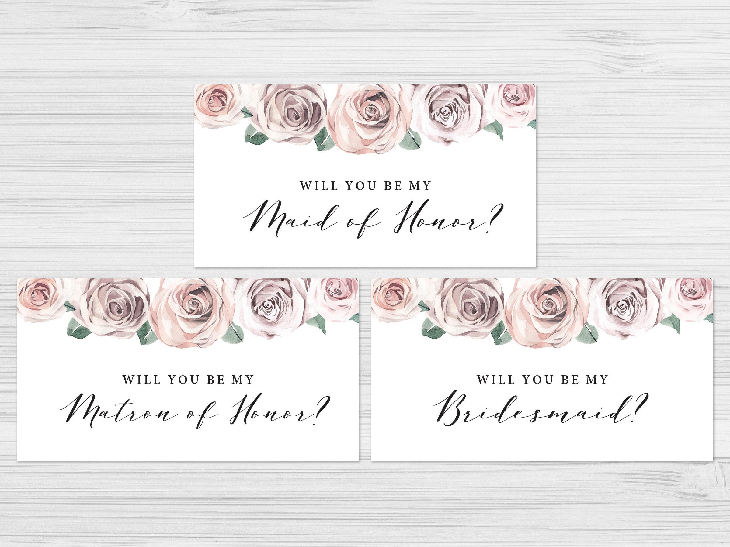 Will You Be My Bridesmaid Labels for Mini Champagne Bottles, Labels for ...