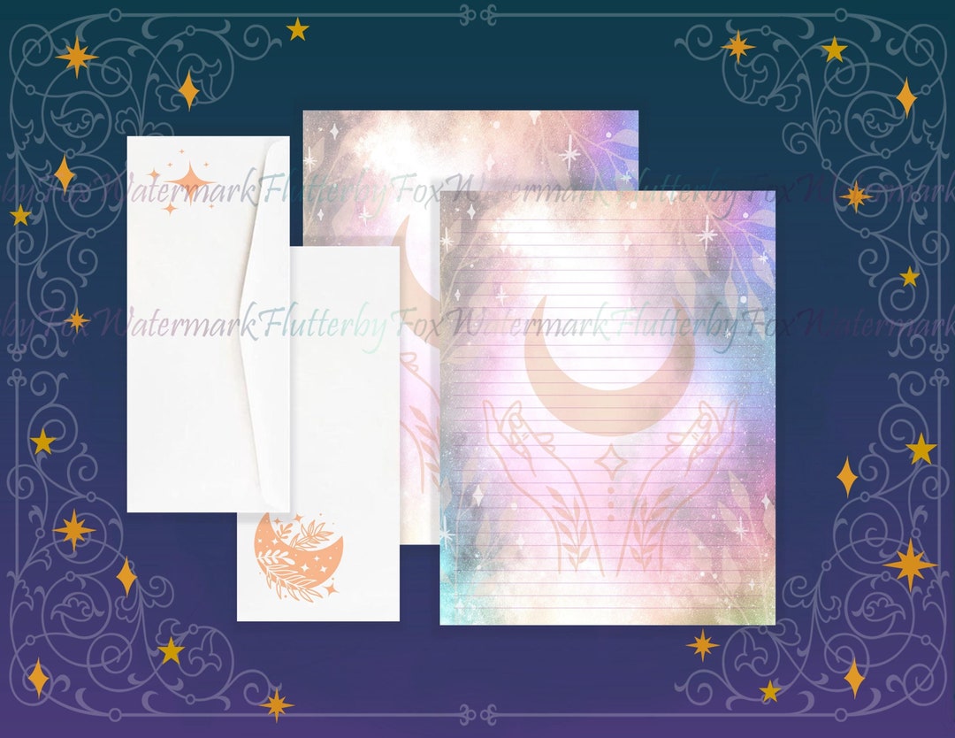 Cosmic Hands Stationery Set | Witchy Writing Paper | Witch Stationery ...