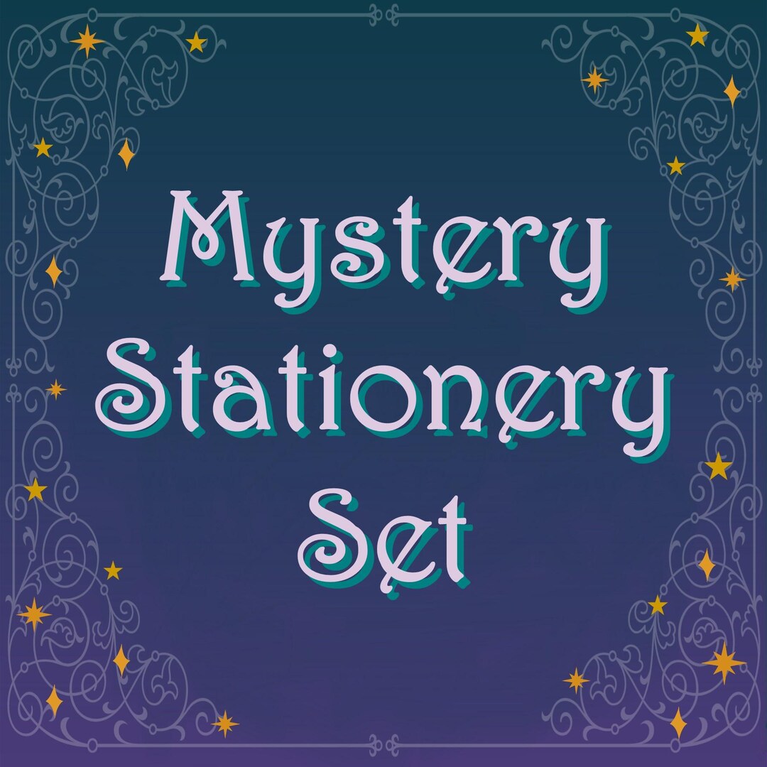 Mystery Stationery Set | Mystery Writing Paper | Stationery Paper Set ...