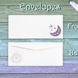 Cosmic Moon Writing Paper Set Moon Stationery Paper Moon Stationery ...