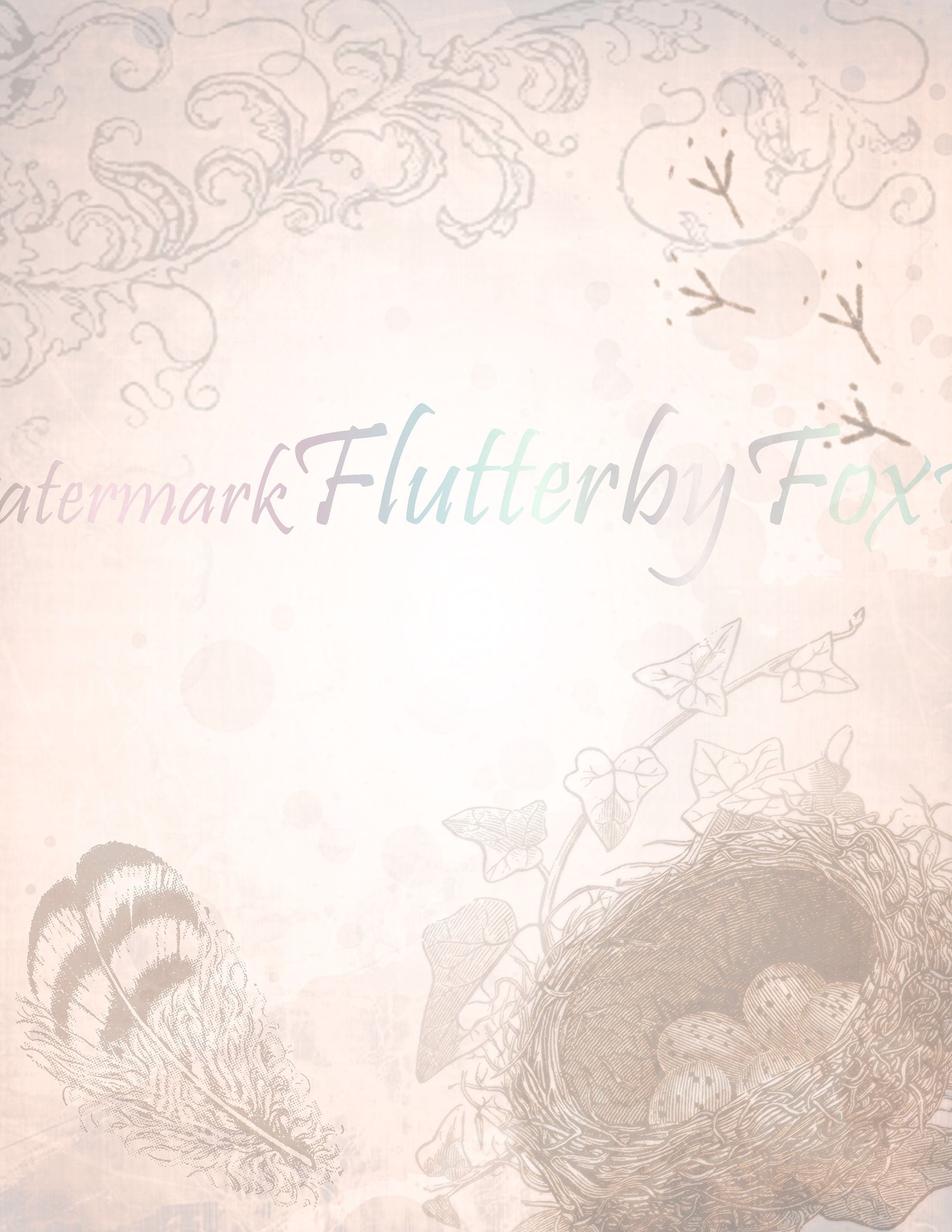 Bird Nest Stationery Paper | Bird Nest Writing Paper | Nest Letter ...