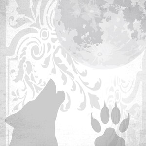 Howling Wolf Stationery Wolf Writing Paper Wolves Pages | Etsy