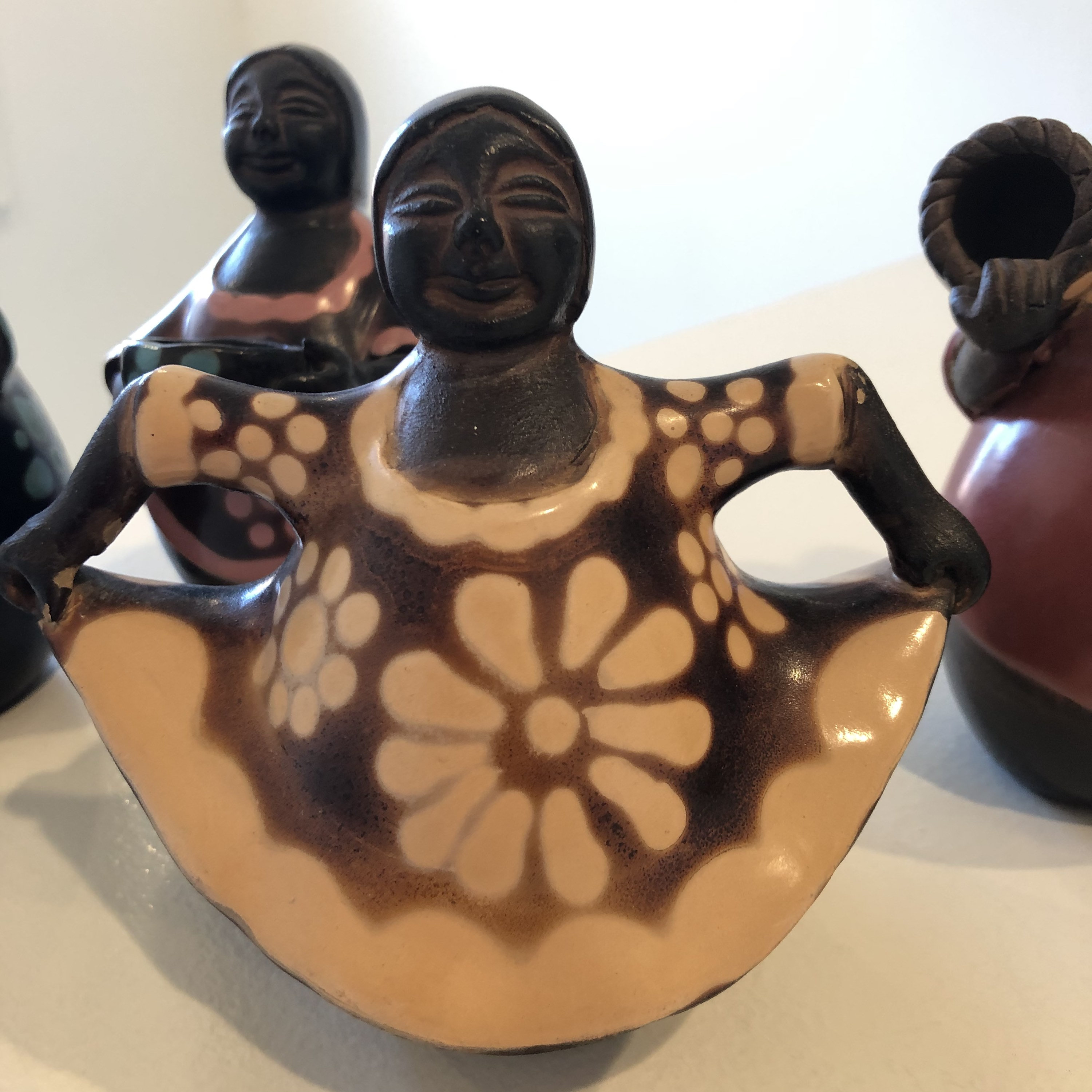 Peruvian Folk Art Chulucanas Figurines - Etsy