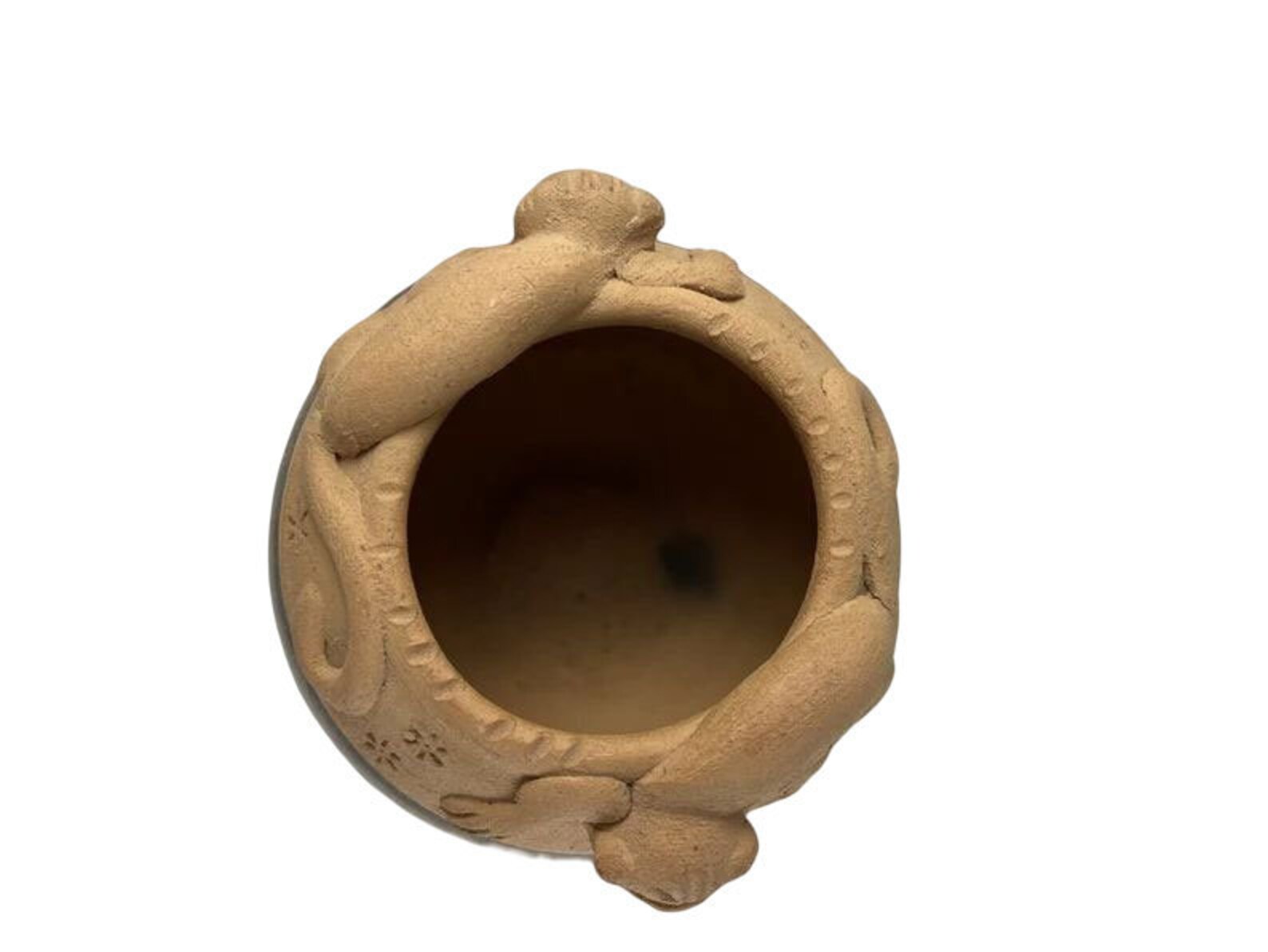 Fine Master Pottery Native Costa Rica Bowl | 3D Monkeys Naturalistic ...