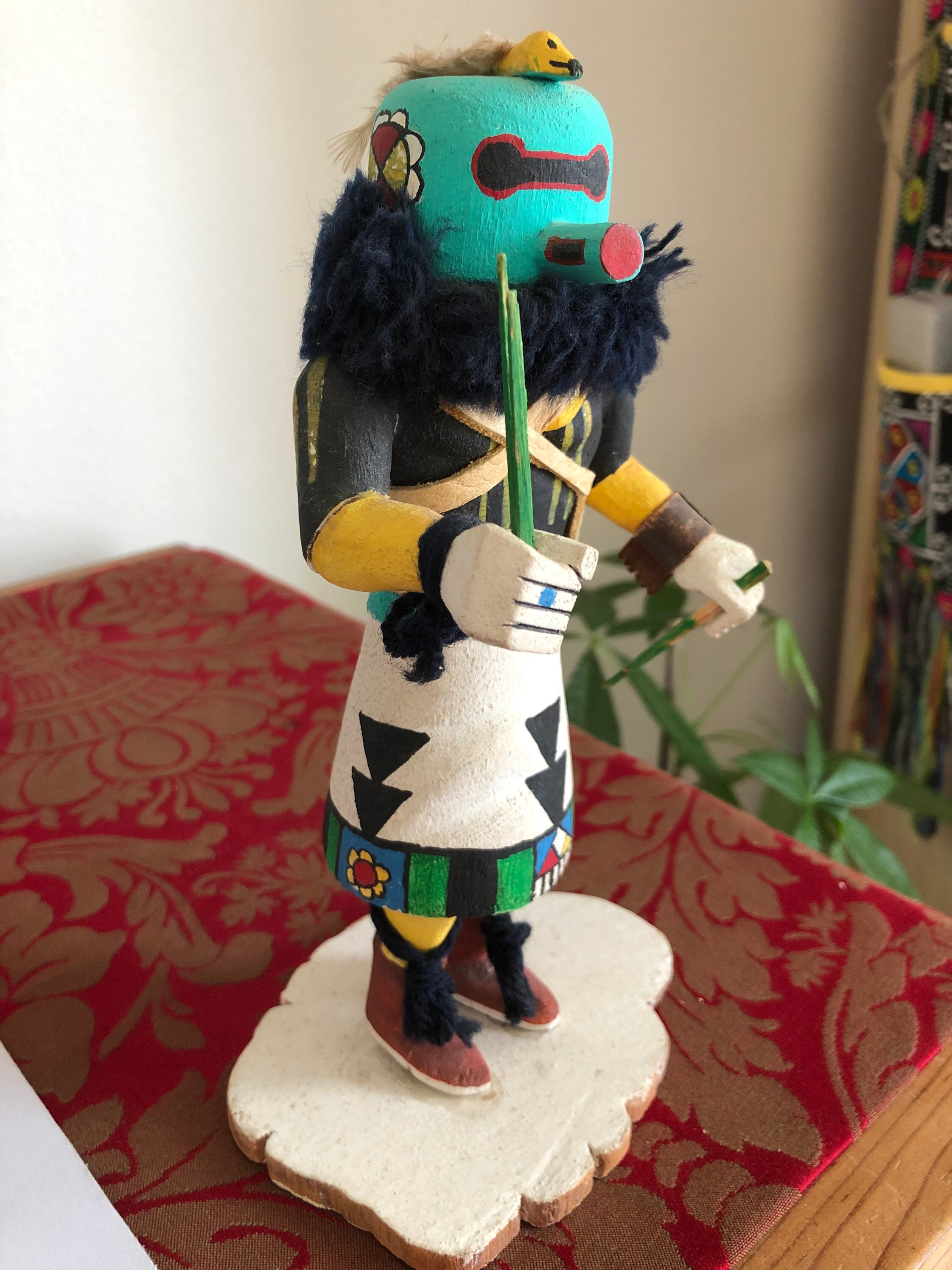 Vintage Native Indian Zuni Warrior by Courtney Mahkee - Etsy 日本