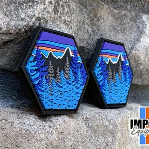 Tree Line Blue PVC Ranger Eyes Patch PVC Ranger Eye Patches sold in ...