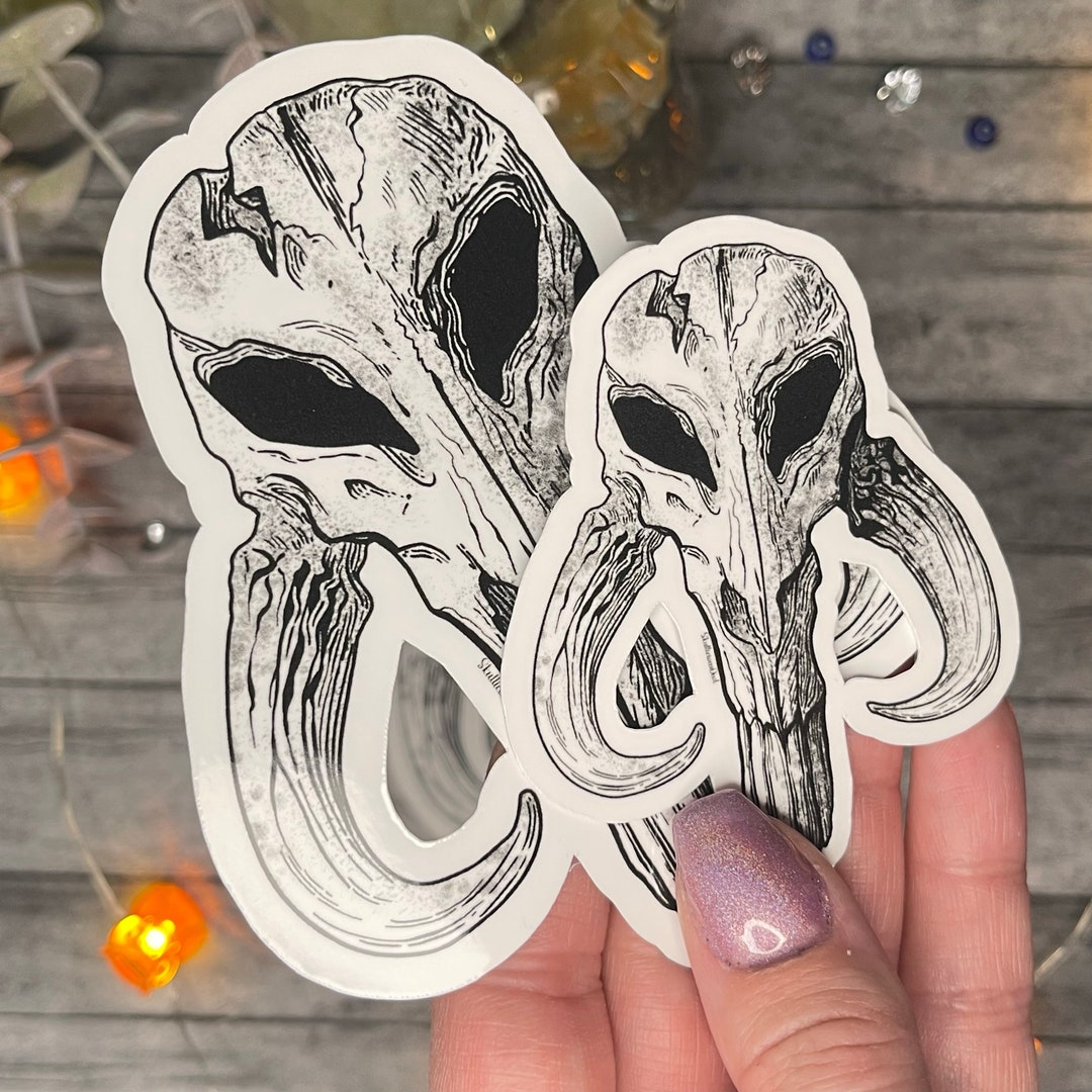 Mythosaur Skull Sticker | Mythosaur Sticker | Mandalore Ancient Beast ...