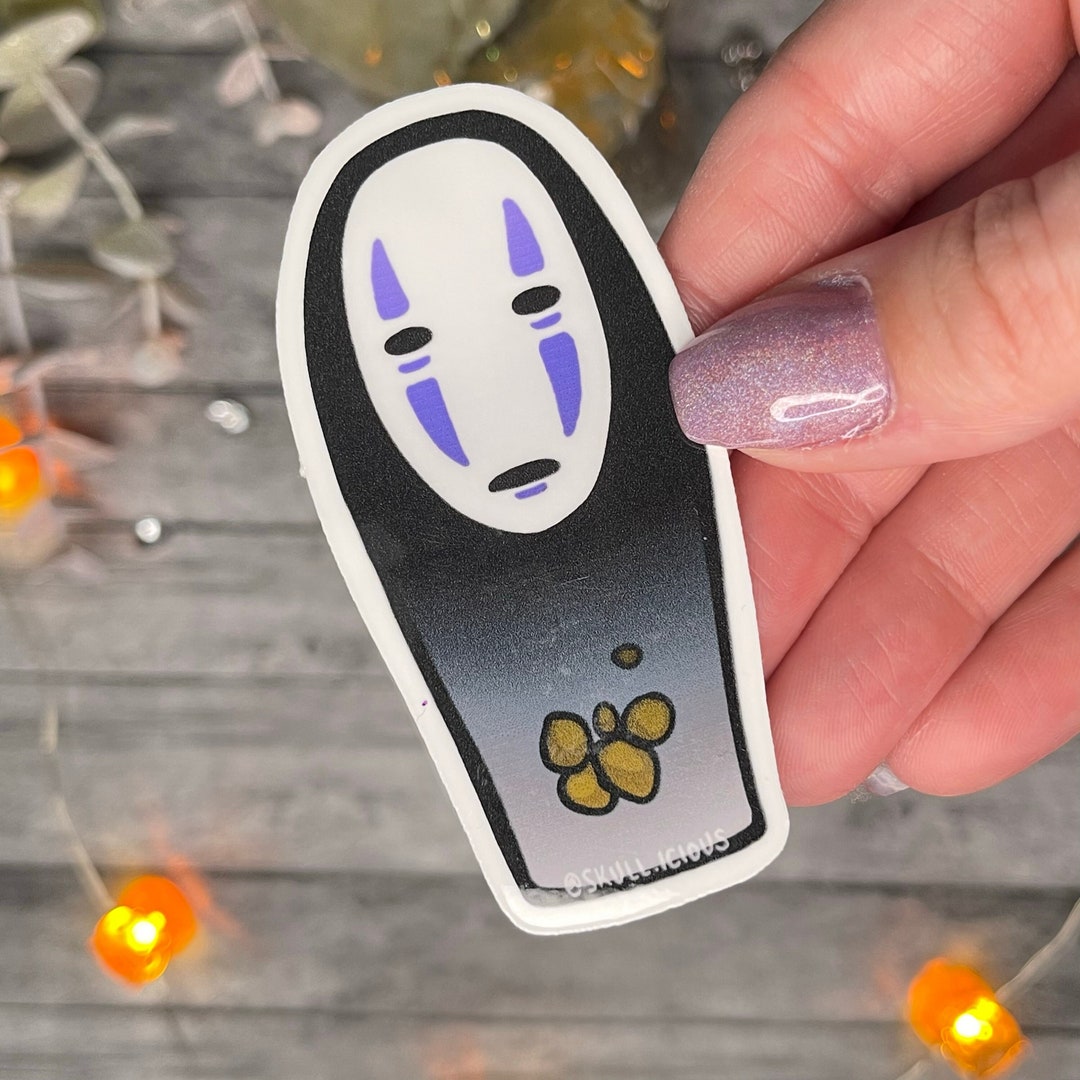 Chibi NF Sticker | NF Gold Sticker | Noface Gold Anime Sticker | Kawaii ...