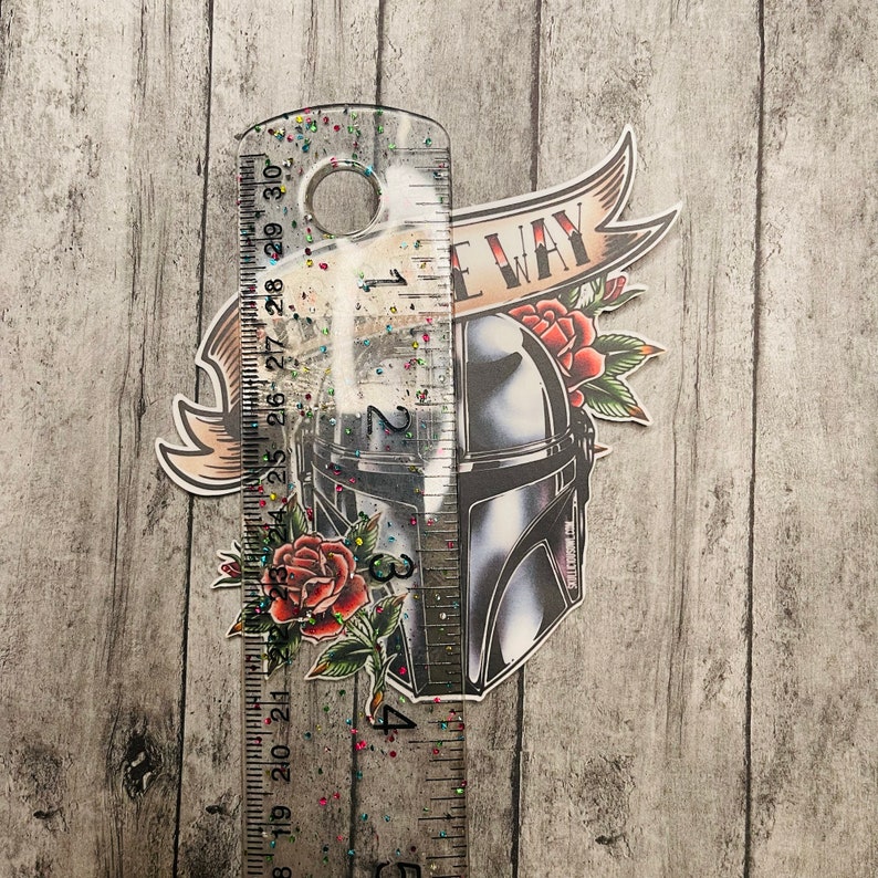 This is the Way Sticker the Mandalorian Sticker Mando Decal Tattoo ...