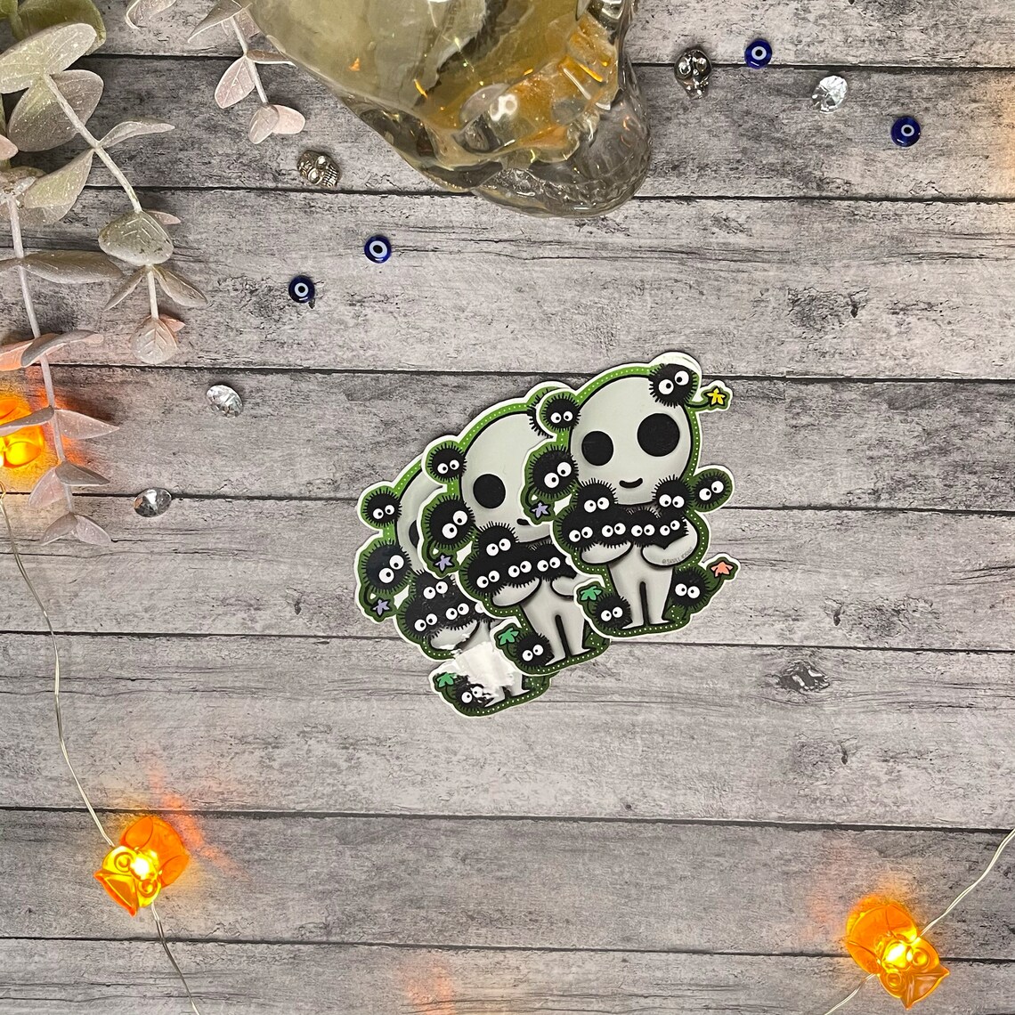 Kawaii Spirit Sticker Forest Sprites Sticker Anime Spirits Sticker ...