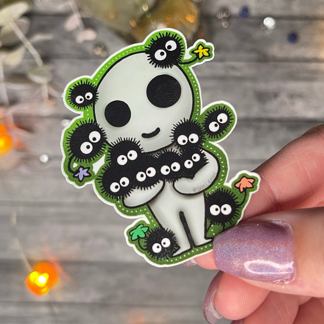 Kawaii Spirit Sticker | Forest Sprites Sticker | Anime Spirits Sticker ...
