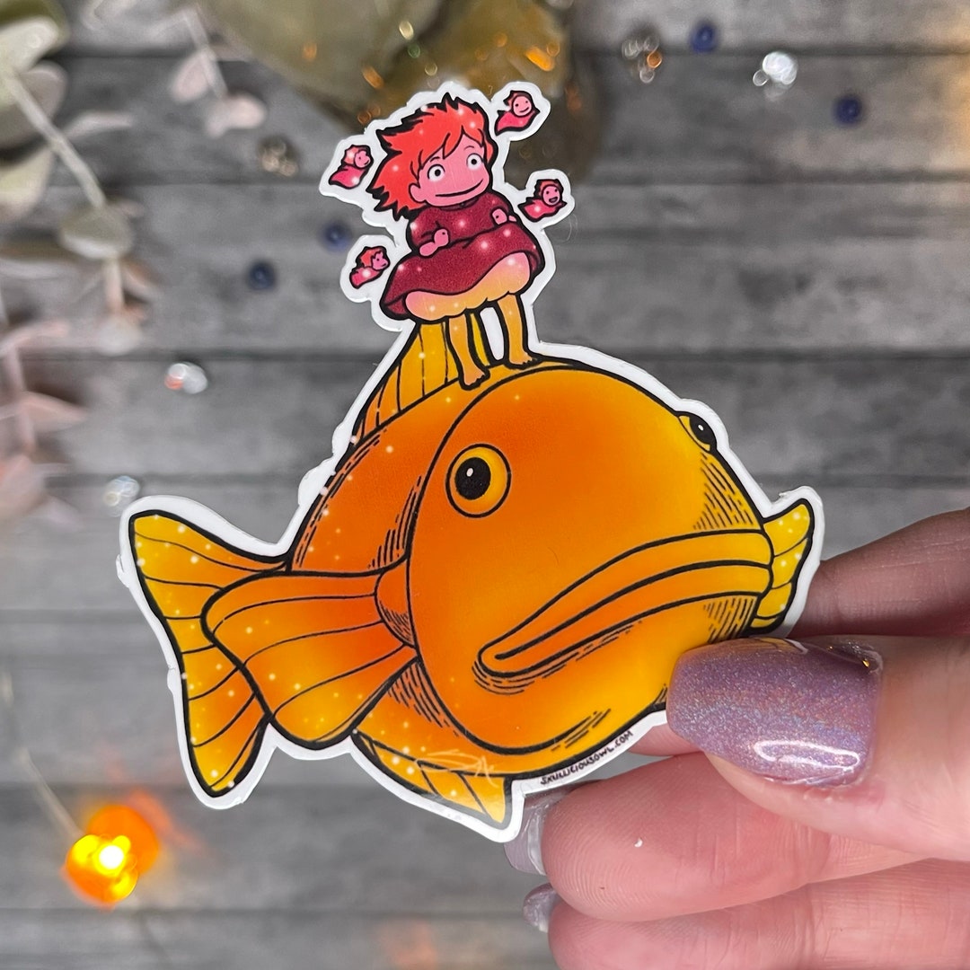Goldfish Princess Sticker | Goldfish Princess Sister Sticker ...
