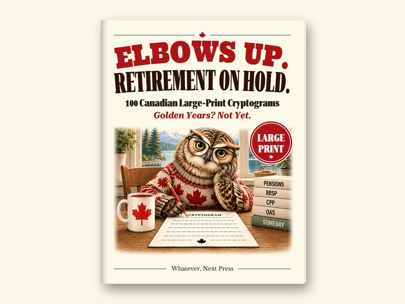 Elbows up Shrinkflation Nation | Canadian Cryptogram Book | Printable ...