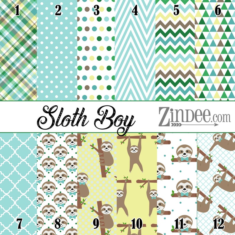 Sloth Boy Printed Vinyl Adhesive Vinyl Heat Transfer Vinyl - Etsy