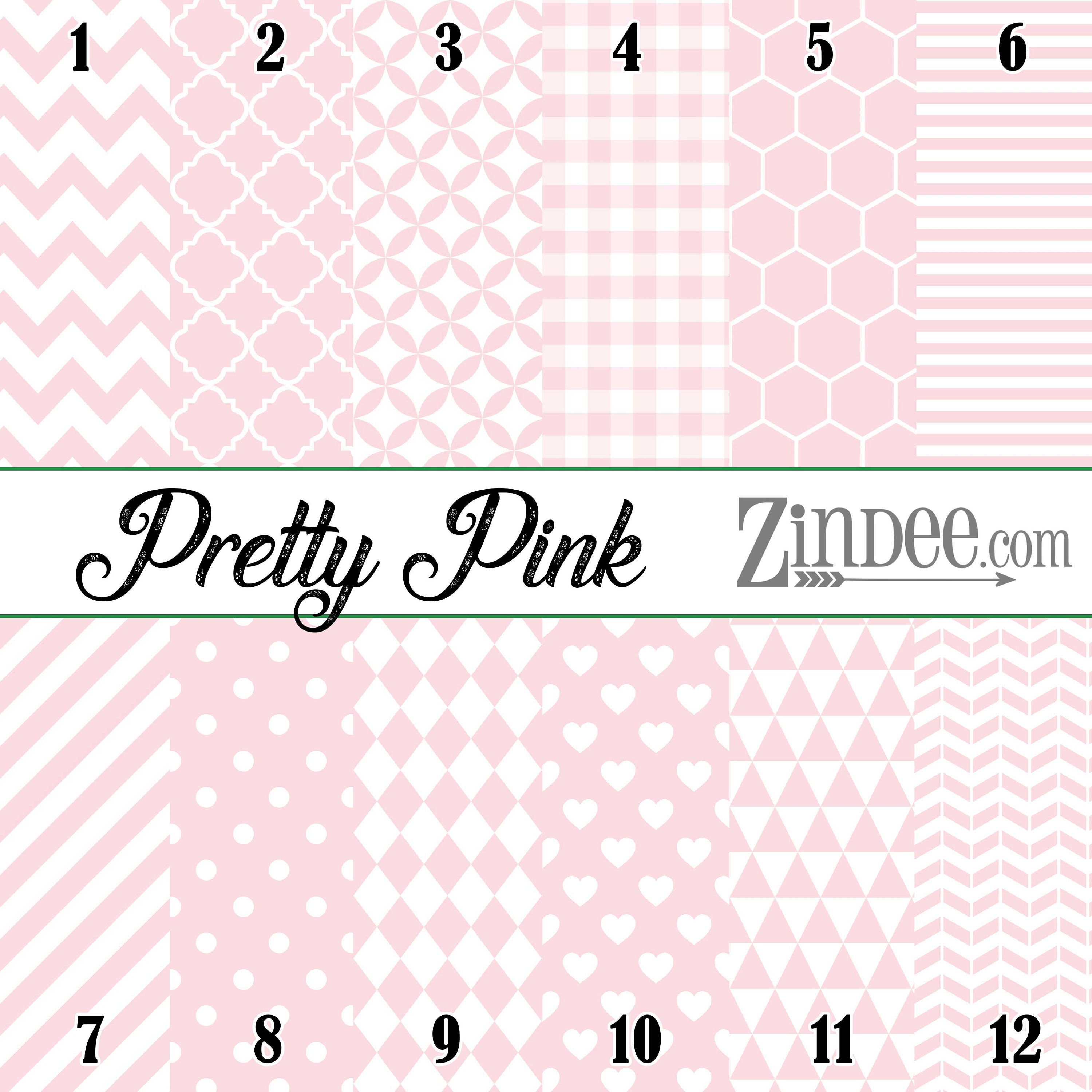 Pretty Pink Printed Vinyl Adhesive Vinyl Heat Transfer - Etsy